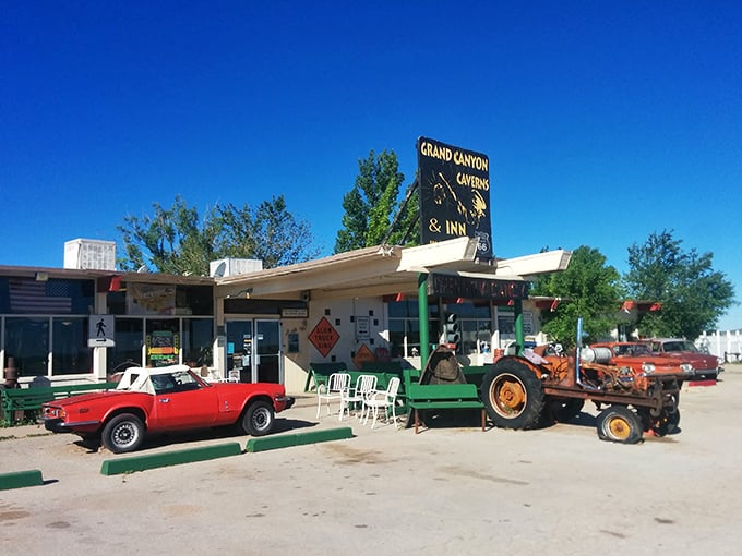 Caverns Grotto: Dine 21 stories underground in a cave older than dinosaurs. It's like a geological time capsule with table service!
