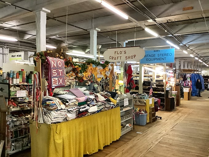 College Mart's indoor-outdoor hybrid: The best of both worlds! It's like a weather-proof treasure hunt with a side of fresh air.