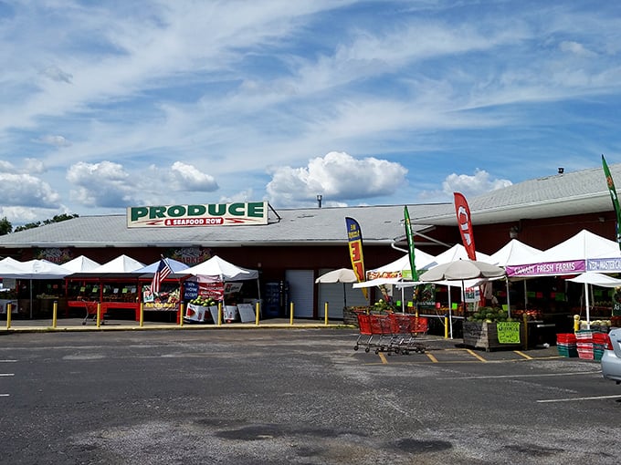 Farmers market meets flea market in this shopper's paradise. It's like your favorite cooking show and Antiques Roadshow had a beautiful baby!