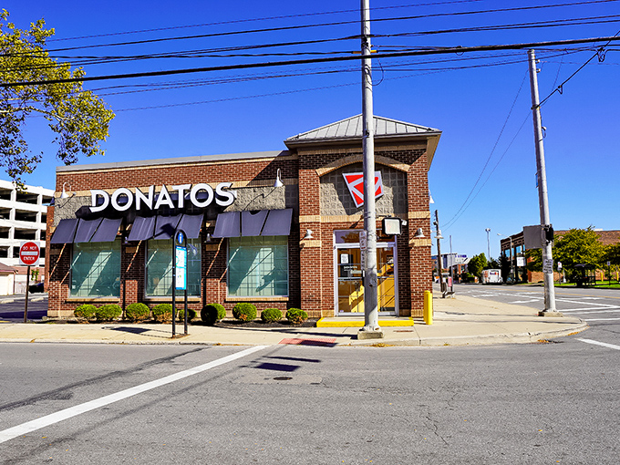 Donatos: Proving that you can be corporate and still keep it real. This ain't your average chain pizza joint.