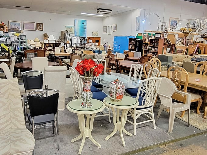 Family Thrift Store: Where 'one man's trash' becomes your living room's new conversation piece. Embrace the unexpected!