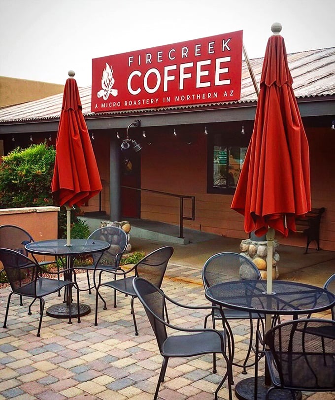 Firecreek Coffee: Where cowboys and hipsters unite over cups of joe that could make a cactus grow taste buds.