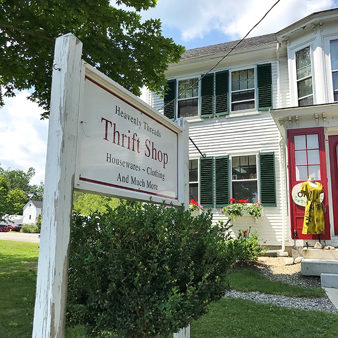 Heavenly Threads: Where thrifting dreams come true. This picture-perfect shop could star in its own Hallmark movie about the joys of secondhand fashion.