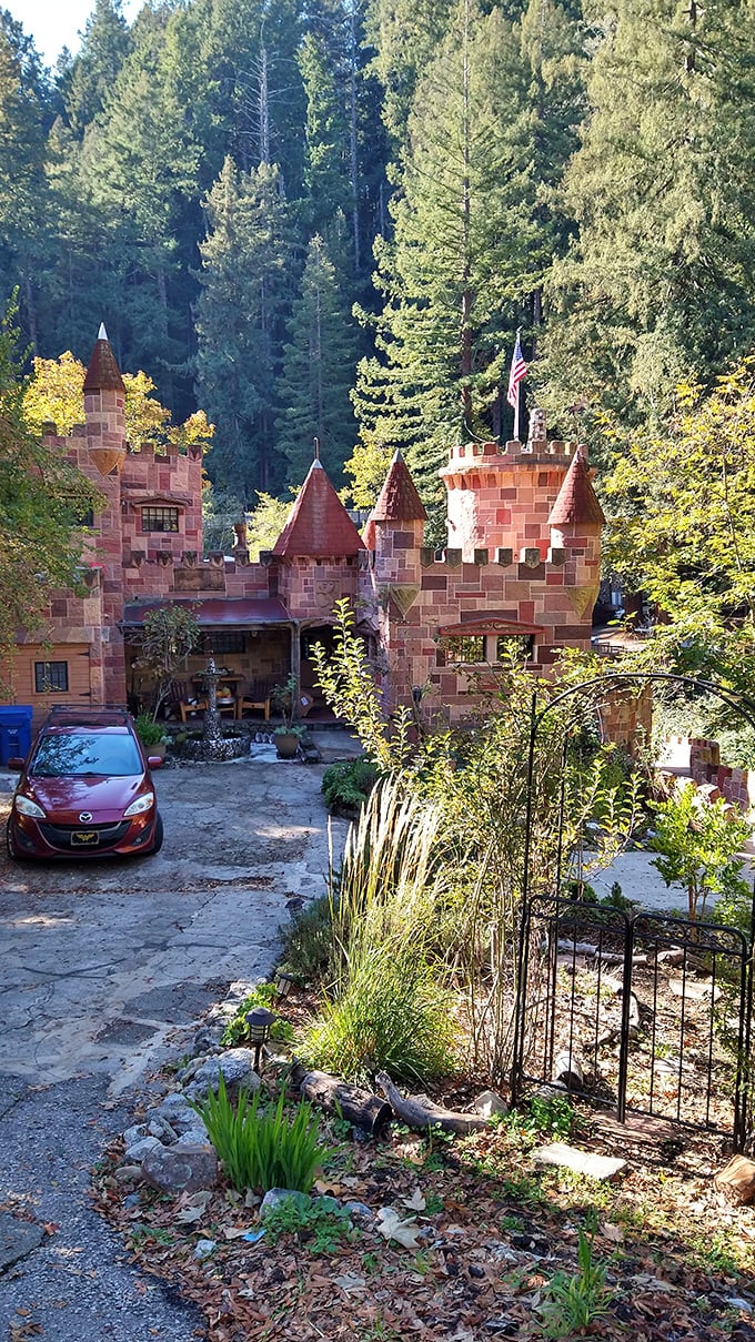 Howden Castle: A slice of Scotland in the Santa Cruz Mountains. Kilts and redwoods make for an unexpectedly charming combo!