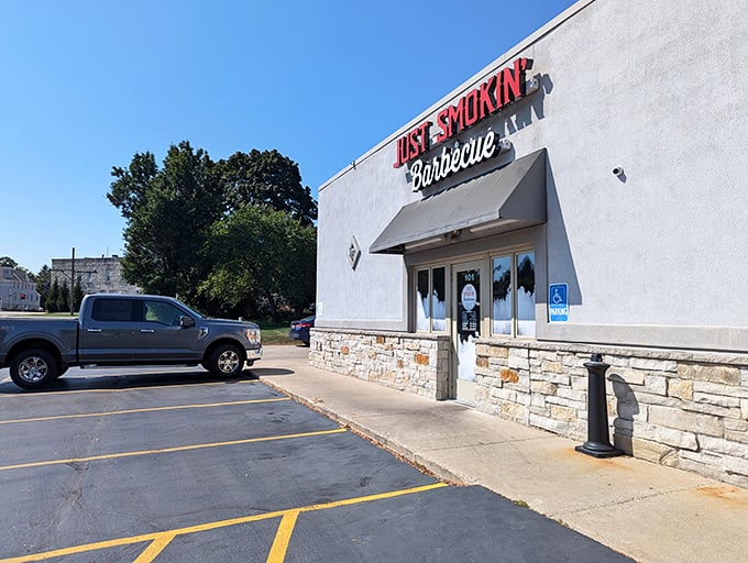 Just Smokin' Barbecue: Where simplicity reigns supreme, and the flavors are anything but simple. Prepare for a no-frills thrill ride!