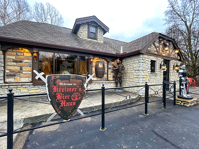 Kreimer's Bier Haus: Castle meets beer hall in this Bavarian dream! Where every stein tells a story and every wurst is a winner.