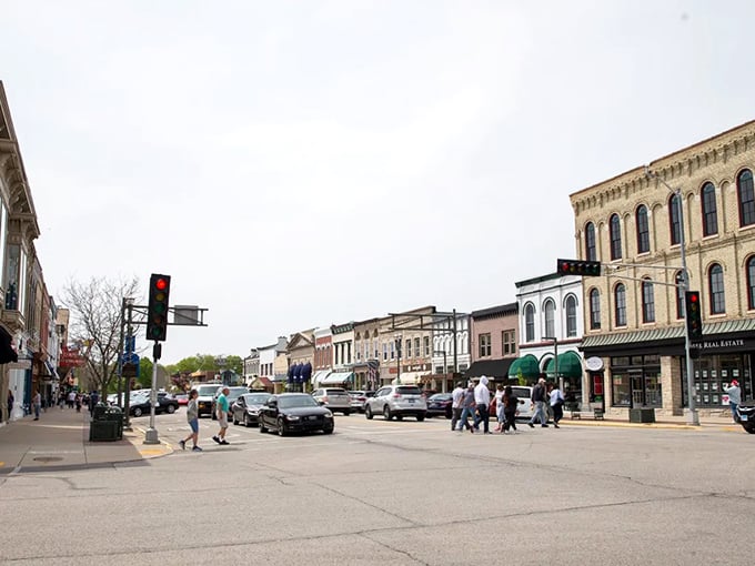 Lake Geneva: Where the charm dial is turned up to eleven. This street is so picturesque, it could make a professional photographer weep with joy.