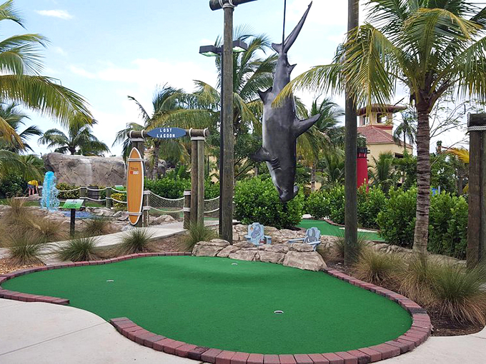 Ahoy, golfers! Lighthouse Cove Adventure Golf is where seaside charm meets hole-in-one dreams. Don't let the ocean views distract you!