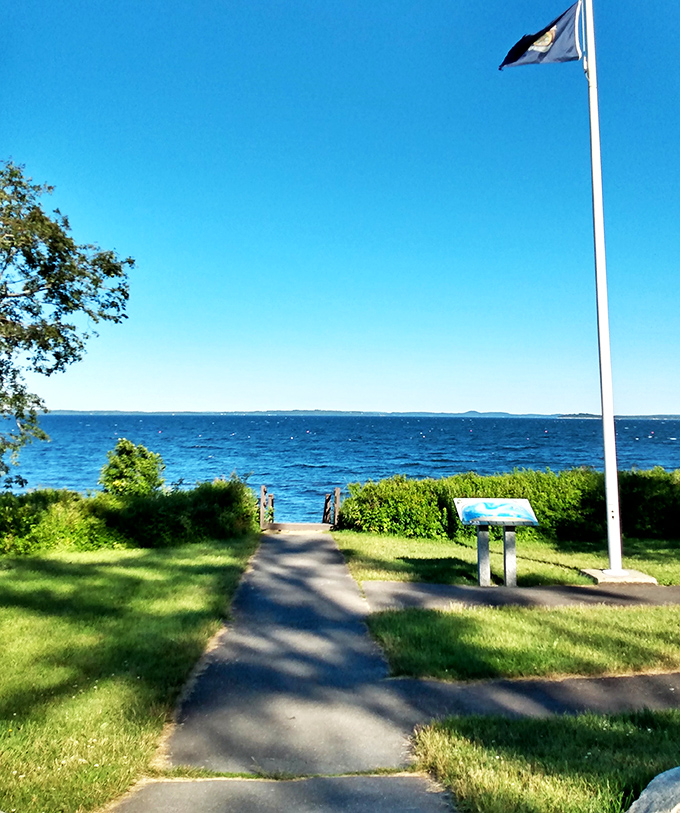 Moose Point's coastal trail: where every turn offers a new postcard-worthy view of Penobscot Bay.