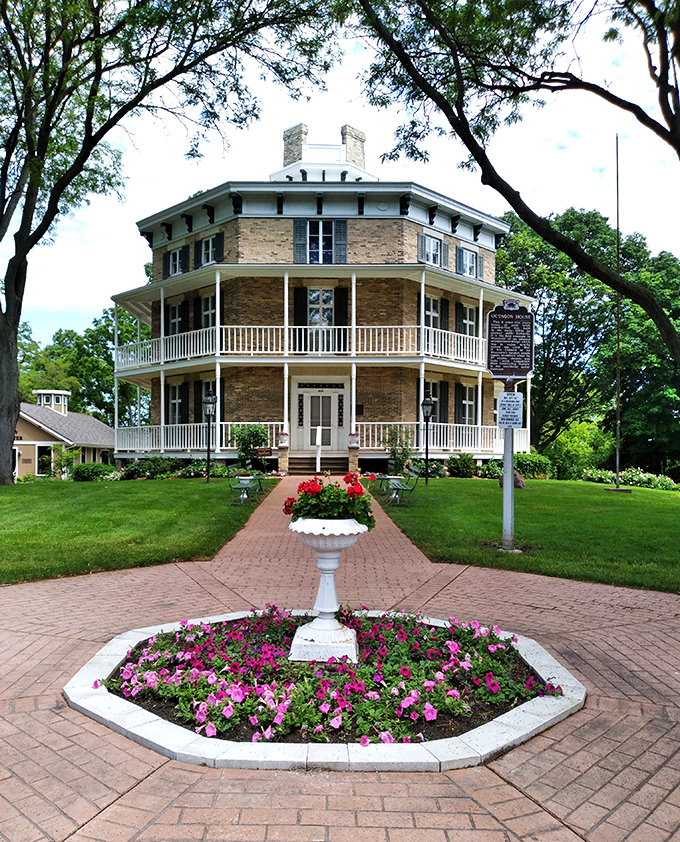 Octagon House: Eight sides of Victorian ingenuity. It's like someone decided to think outside the box &ndash; by creating a new one.