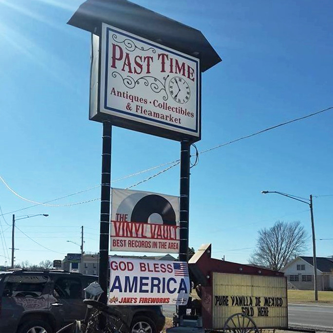Past Time is right! This Frontenac gem is a time machine disguised as a flea market. Flux capacitor not included.