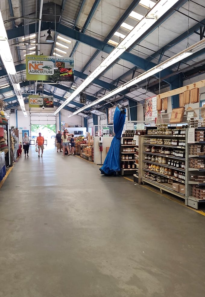 The Piedmont Triad Farmers Market: Where you can buy a bushel of apples and a handmade quilt to nap under after your snack.