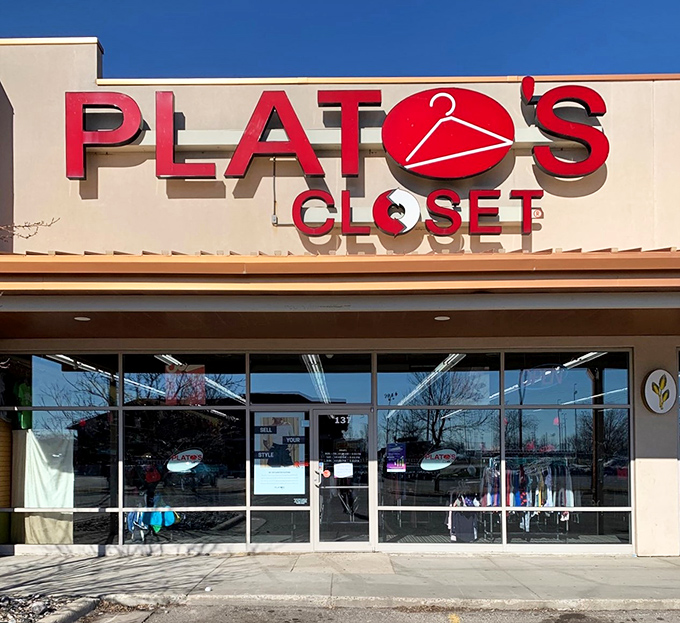 Plato's Closet: Where fashion philosophy meets budget reality. It's like a crash course in style, minus the hefty tuition fees.