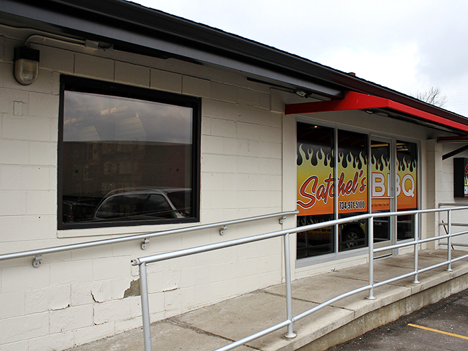 Satchel's: proof that great things come in simple packages. This Ann Arbor joint is the Clark Kent of the BBQ world.