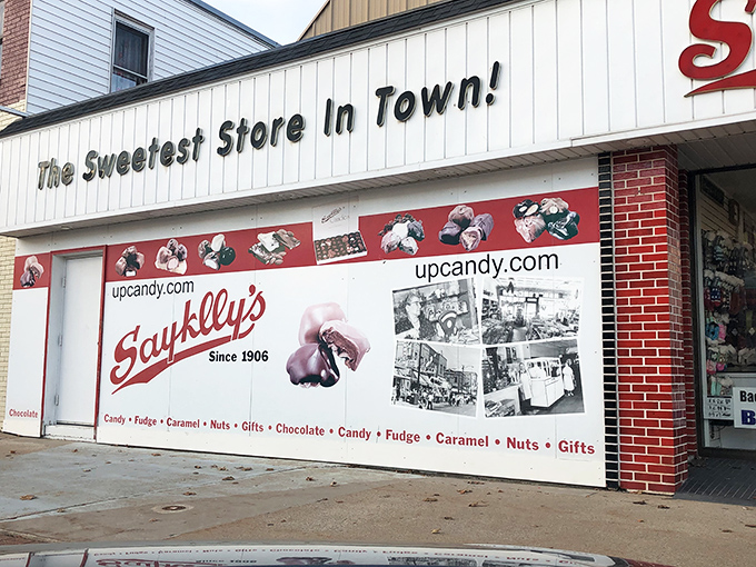 Sayklly's: Where history and sweetness collide. It's like a time machine that runs on sugar instead of plutonium.