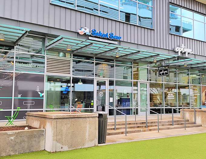 The Baked Bear: Where ice cream sandwiches go to fulfill their wildest dreams. It's like Inception, but with cookies instead of dreams.