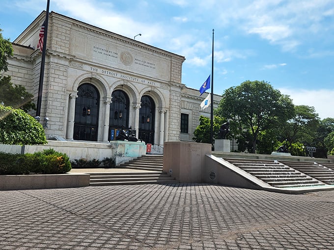 The Detroit Institute of Arts: where Diego Rivera's murals turn industry into epic storytelling. It's Motor City's own Sistine Chapel.