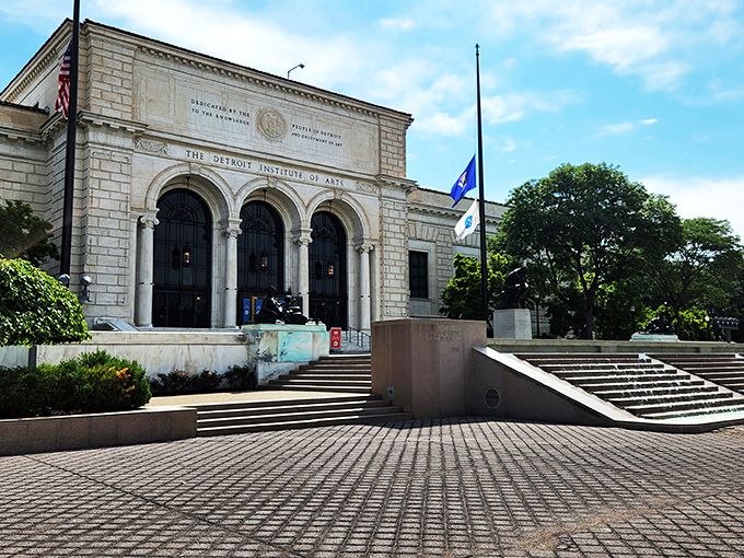 Where high art meets pop culture! The DIA's eclectic mix proves that Monets and superheroes can coexist under one magnificent roof.