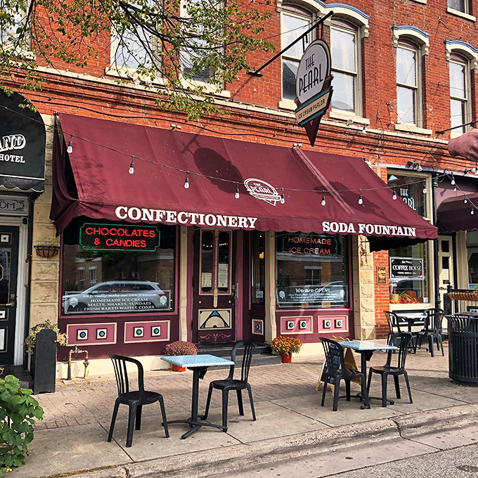 The Pearl: Where time travel is possible, one scoop at a time. It's like finding a portal to the 1950s, but tastier.