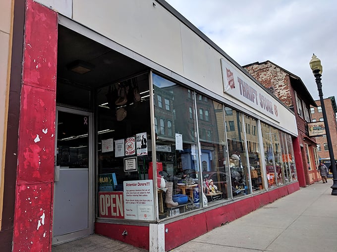 The Salvation Army Thrift Store (Lynn): "Size matters! This Salvation Army is like a regular thrift store that hit the gym. Prepare for a workout as you explore."