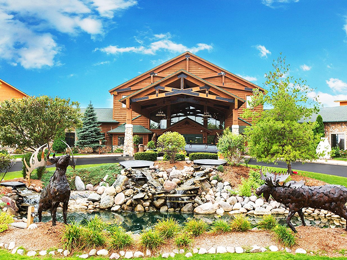 Tundra Lodge Resort: Where polar bears would vacation if they won the lottery. Arctic theme, tropical fun &ndash; it's a climatic identity crisis!