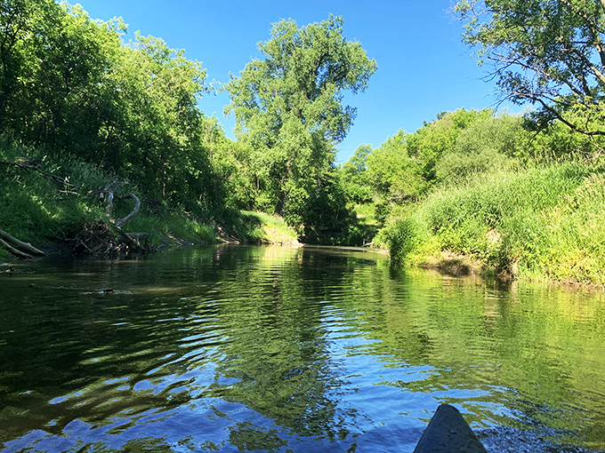 Liquid highway: The Kickapoo River winds through the valley like nature's own lazy river ride. No inner tube necessary!