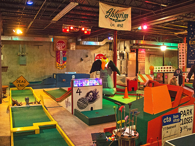 Six feet under or 18 holes over? Ahlgrim Acres proves that even the Grim Reaper enjoys a good putt now and then.