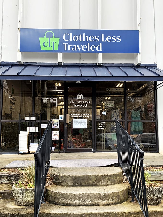 Blue skies and bigger bargains! Clothes Less Traveled invites you to a secondhand soiree where every purchase tells a story.