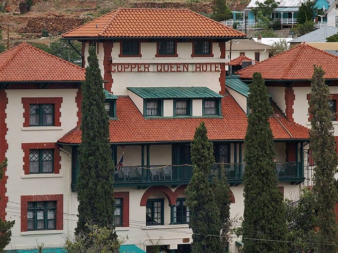 Check into the Copper Queen for a night of historic charm and ghostly charm. Just don't be surprised if room service arrives... uninvited.