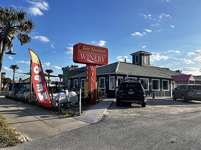 Who says you can't pair flip-flops with fine wine? Flagler Beachfront Winery is where coastal cool meets vintage charm.