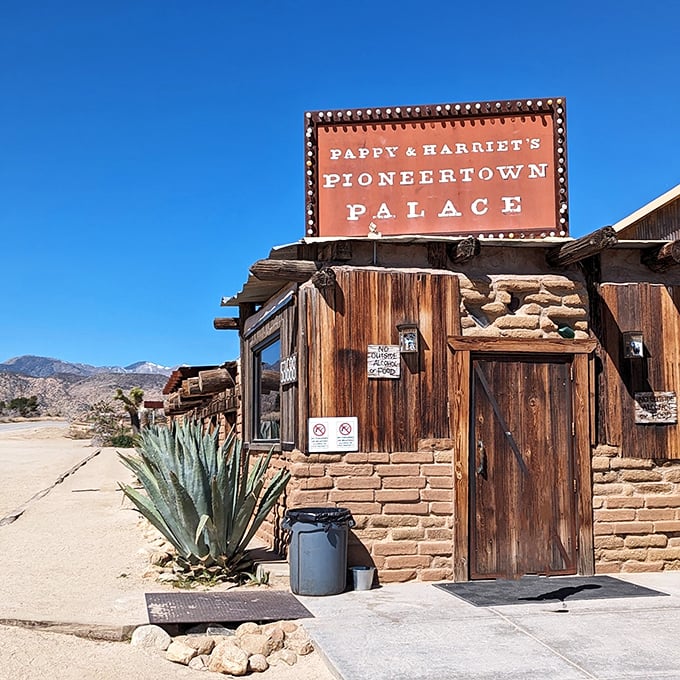 From movie set to meat mecca. Pappy + Harriet's is where steaks and stars align in the California desert.