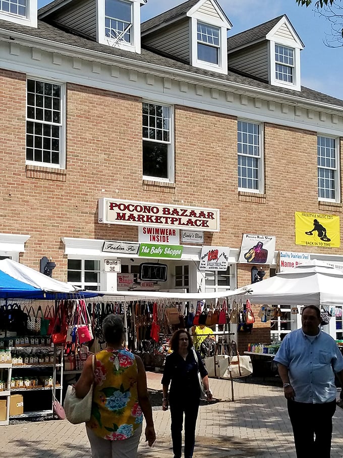 A shopper's paradise in the Poconos. From swimwear to knick-knacks, this market has everything you never knew you needed.