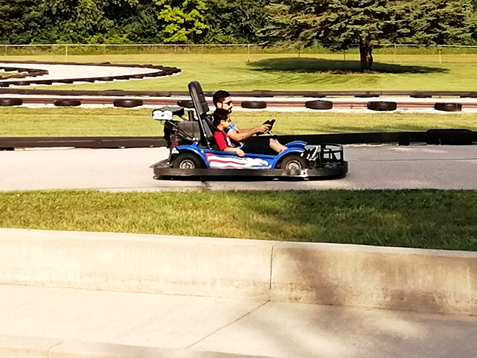 Hill-climbing thrills! Skyline Raceway: where "over the hill" is just the beginning of your high-speed adventure.