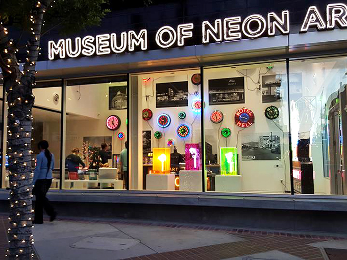 Where Las Vegas meets art class, this glowing gallery will have you seeing the world in a whole new light.