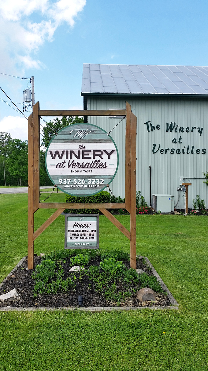 Sip, savor, and watch the sunset at Versailles. It's like a mini-vacation in your own backyard (if your backyard had a vineyard).