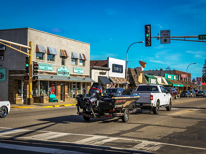 Leech Lake's living room, complete with a view. Walker's main street invites you to slow down and enjoy the laid-back lake life.