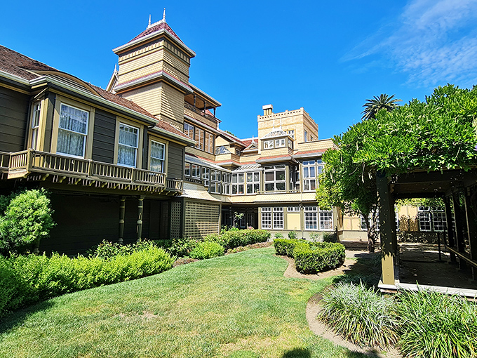 Part haunted house, part M.C. Escher painting, this San Jose mansion proves that home renovation can be a real ghost of a time.