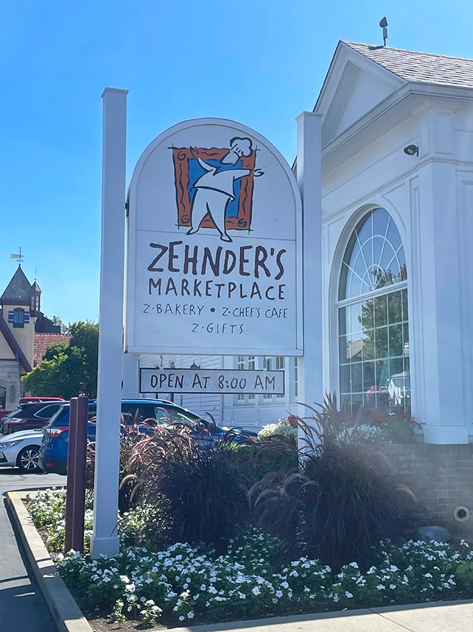 Colonial charm meets comfort food paradise. Zehnder's all-you-can-eat chicken dinners are worth crossing the road for!