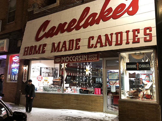 Popcorn balls that could convert the staunchest health nut. This century-old candy shop is where willpower comes to retire.