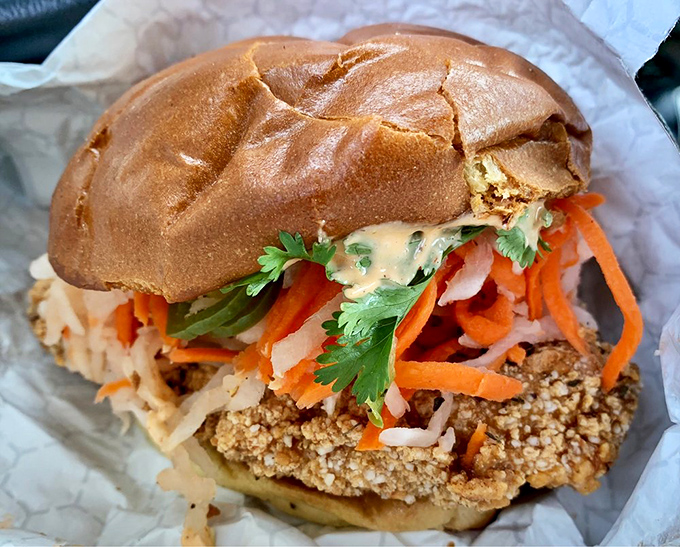 The 886 Sandwich: A Taiwanese twist that'll make your taste buds do the cha-cha! It's like a flavor vacation without the jet lag.