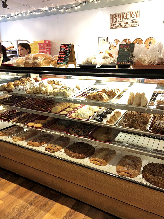 A bakery case that puts Willy Wonka to shame. Warning: May cause spontaneous happy dances.