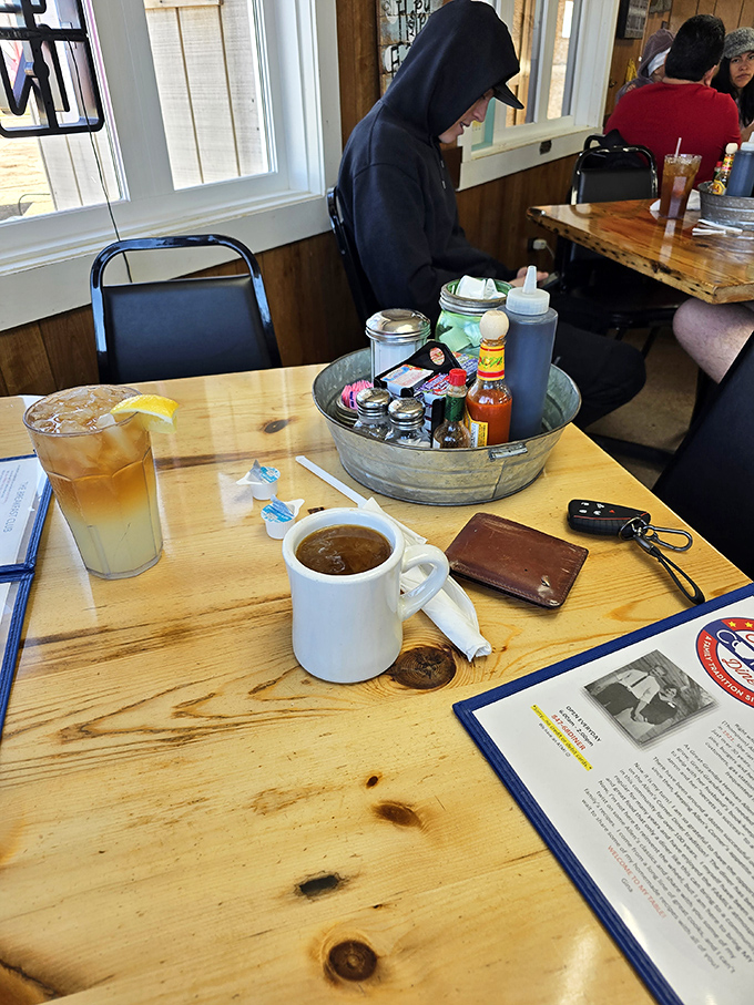 The elixir of life, served in a no-nonsense mug. This coffee doesn't just wake you up &ndash; it gives you a pep talk and a high five.