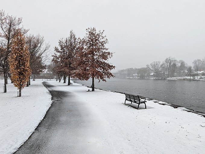 Winter wonderland or spring preview? This snowy scene proves Island Park is a four-season stunner. Time to channel your inner Elsa!