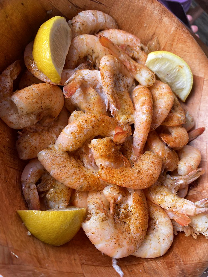 These shrimp are having a pool party, and your taste buds are invited. Dive in!