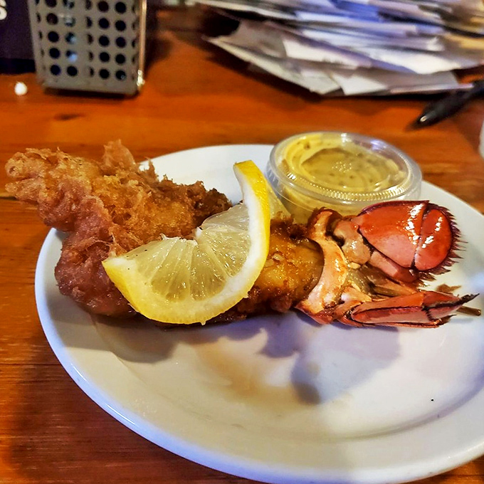 Fried lobster tail: because sometimes, you need to treat yourself like seafood royalty. It's crispy, it's succulent, it's absolutely irresistible.