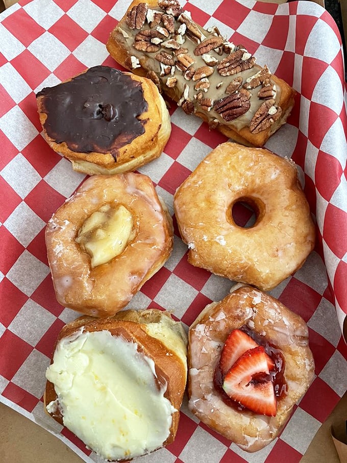 Decisions, decisions. This half-dozen sampler is like a dating app for your sweet tooth.