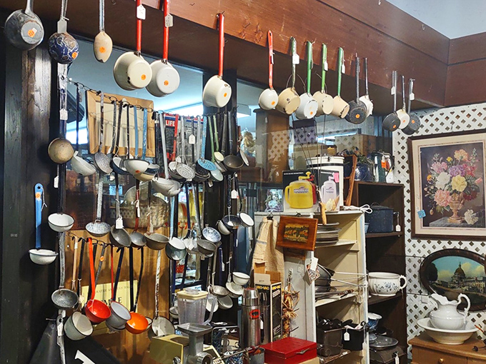 Ladle heaven or spoon city? This kitchenware cornucopia could equip an army of soup enthusiasts for the ultimate cook-off.