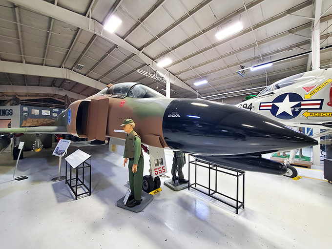 The McDonnell Douglas F-4C Phantom II: When you absolutely, positively need to get there faster than the speed of sound.