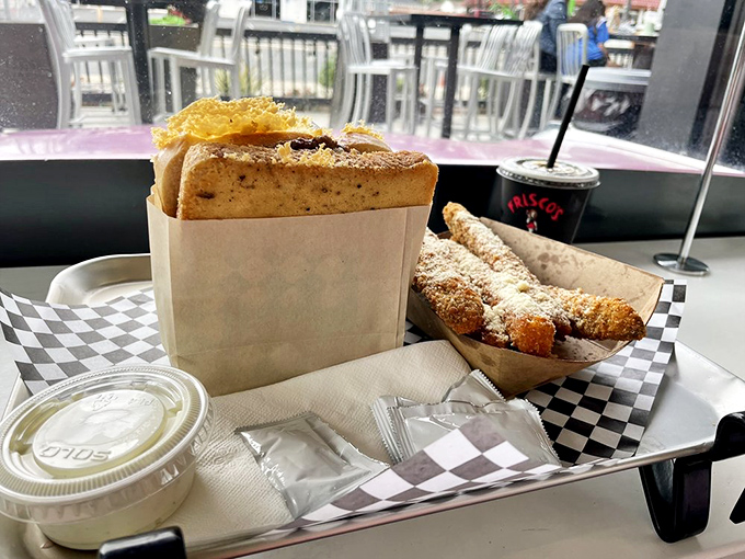 The patty melt: Where burger meets grilled cheese in a union so perfect, it could make Elvis serenade it.