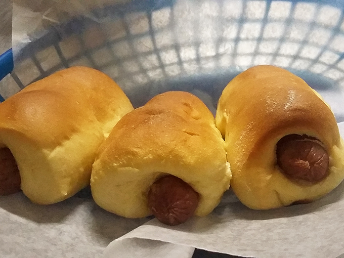 Pigs in a blanket: Where savory meets sweet in a warm, doughy embrace. Breakfast's dynamic duo, united at last!